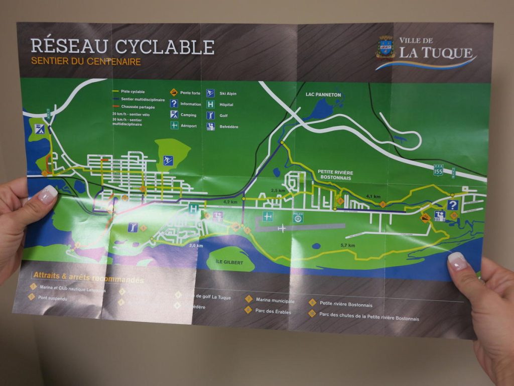 Une carte pour la piste cyclable - L’Écho de la Tuque