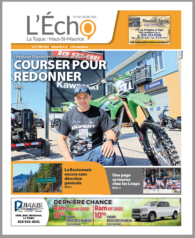 17 mai 2023 - L’Écho de la Tuque