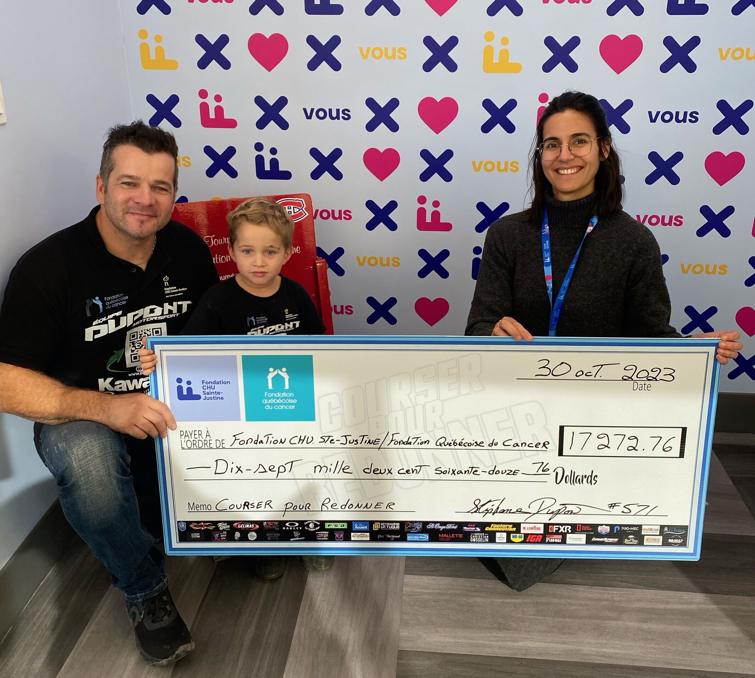 Stéphane Dupont redonne plus de 17 000$ - L’Écho de la Tuque