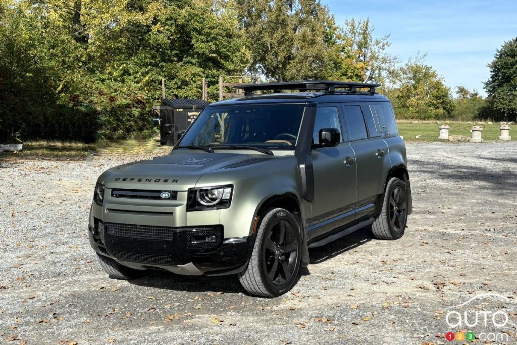 Land Rover Defender 110 P400 X Dynamic SE 2024, essai : gardien de la ...